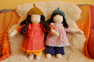 Doll making workshops – hands follow heart